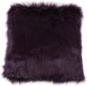 Dekorační povlak na polštář FAUX FUR longhair 50x50 cm, fialový
