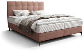 Jednolůžková postel 120 cm Infernus Comfort (lososová) (s roštem, s úl. prostorem). 1082359