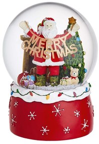 X-MAS Hudební skříňka Santa s girlandou