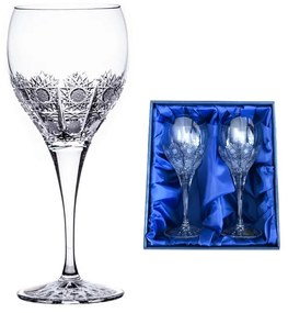 Onte Crystal Bohemia Crystal ručně broušené sklenice na červené víno 500pk 340 ml 2KS