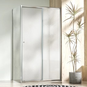 NICOL COMBI Chrom 100x80 grape Sprchový kout s posuvnými dveřmi