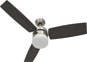 vidaXL Stropní ventilátor světlo a dálkový ovladač 108 cm světle hnědý [51491] Barva: světle hnědá