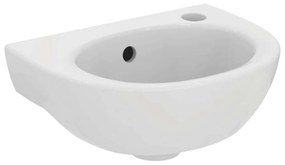 Ideal Standard Eurovit - Umývátko 35x26 cm, s přepadem, otvor pro baterii vpravo, bílá E871601