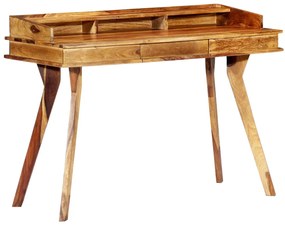 248001 vidaXL Psací stůl 115 x 50 x 58 cm masivní sheeshamové dřevo