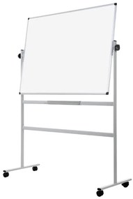 Bi-Office Mobilní otočná oboustranná keramická tabule, magnetická, bílá, 1500 x 1200 mm