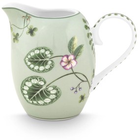 Pip Studio Lily & Lotus mlékovka 250ml, zelená (porcelánová mlékovka)