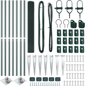 Svařované drátěné ploty s hroty 10 x 1,2 m Ocel potažená PVC 3352049