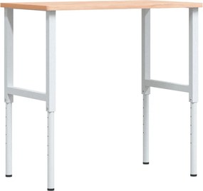 Pracovní stůl 100 x 60 x (71,5–98) cm masivní buk obdélníkový 3309704