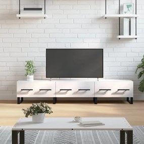 vidaXL TV skříňka 150 x 36 x 30 cm kompozitní dřevo [829178] Barva: bílá s vysokým leskem