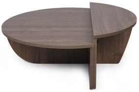 Hanah Home Konferenční stolek Podium - Walnut, Ořech