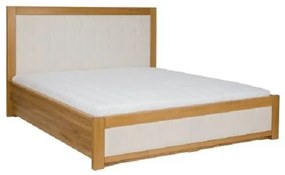Manželská postel z masivu LK214 dub