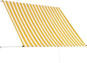 vidaXL Zatahovací markýza 200 x 150 cm [143753] Barva: krémová