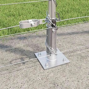 Svařovaná drátěná plotina s betonovou základnou 50 x 1,4 m 3351545