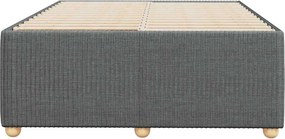 Rám postele bez matrací tmavě šedá 120x190 cm textil 3284922