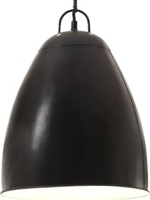 vidaXL Industriální závěsné svítidlo 25 W kulaté 32 cm E27 [320561] Barva: Černá