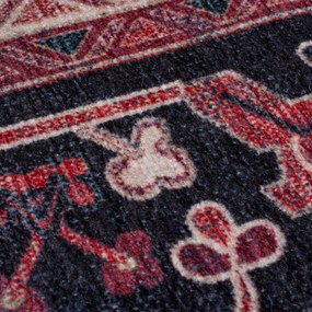 Flair Rugs, Běhoun Hebden Windsor Red, 60x230, červená, ložnice