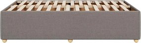 Rám postele bez matrací taupe 120x190 cm textil 3284925