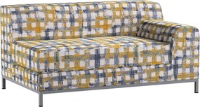 Potah na pohovku IKEA, pravé provevedení Kramfors 2-místná barva modrá látka pletený vzor, vzorované