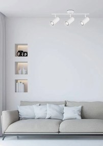Bílé stropní svítidlo Colly pro žárovku 3x GU10  - Candellux