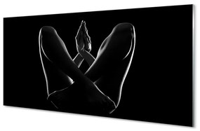 akrylový obraz Nohy a ruce 140x70 cm