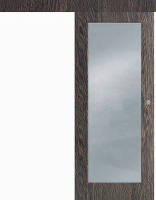 posuvné interiérové dveře na stěnu vasco doors FARO model 7 Průchozí rozměr: 70 x 197 cm, Orientace dveří: Levé dveře, Dekor: Dub kartáčovaný