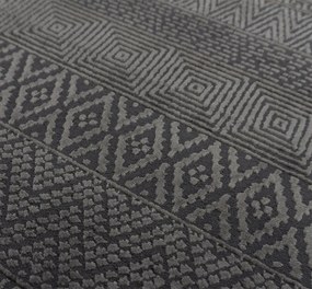 BE Koberec Zurich 1901 DARK GREY - šedý obdélníkový Rozměr: 60x100 cm