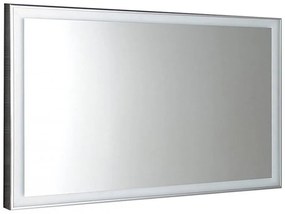 Sapho LUMINAR zrcadlo s LED osvětlením v rámu 1200x550mm, chrom NL560