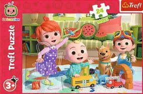 Trefl - Puzzle - Cocomelon: Připraveni na dobrodružství MAXI / 24 dílk