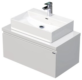 Intedoor Letty Desk skříňka s umyvadlem na desku LE DESK 80 1Z Barva: A0016 Bílá Lesk
