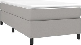 vidaXL Box spring postel s matrací 80 x 200 cm textil [3144375] Barva: Černá