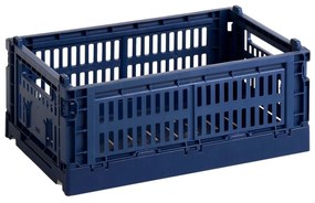 HAY Úložný box Colour Crate S, Dark Blue