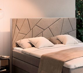 MSL Kontinentální čalouněná postel TAMARA (160 x 200 cm) Barva látky: INARI 91
