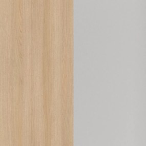 Polohovací pracovní stůl s deskou v dubovém dekoru 80x160 cm Downey – Germania