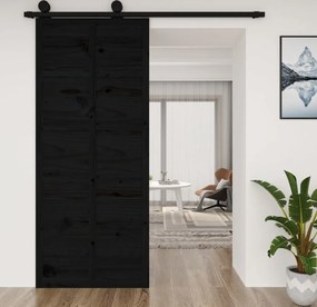 vidaXL Posuvné dveře 90 x 1,8 x 214 cm masivní borové dřevo [824633] Barva: Bílá