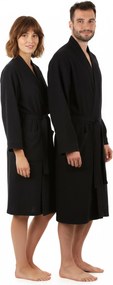 Mušelínový župan Dacca Black 12 24 9999 unisex - M