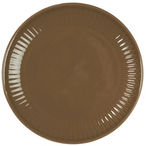 IB LAURSEN Dezertní talíř Mynte Hazelnut 19,5 cm, hnědá barva, keramika