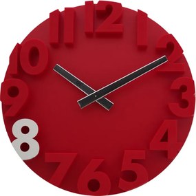 Designové nástěnné hodiny JVD HC16.4 vylisované z jednoho kusu