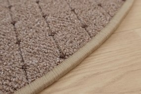 AKCIA: 160x160 (průměr) kruh cm Kusový koberec Udinese béžový new kruh, béžová, chodba / predsieň, Condor Carpets