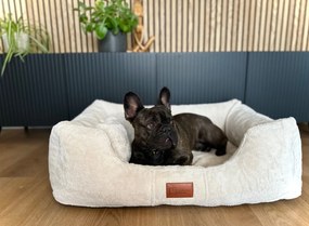 Ortopedický pelíšek pro psa CANDY krémový Velikost: XL 110x90 cm