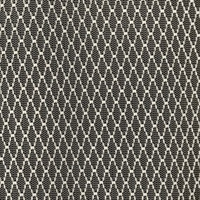 Rand žakárová záclona BAKLAVA 23/1106 hrubé káro, s olůvkem, smetanová, výška 140cm (v metráži)