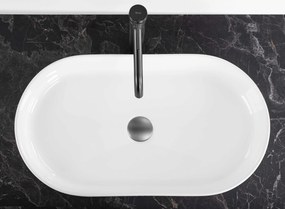 Rea Vanda, umyvadlo na desku 600x340x130mm, bílá lesklá, REA-U6526