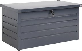 Kovový úložný box METALBOX, 385L, 120×62×63 cm, antracitová Gardebruk