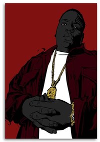 Gario Obraz na plátně The Notorious B.I.G - Nikita Abakumov Rozměry: 40 x 60 cm