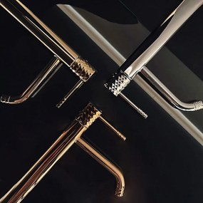 Umyvadlová baterie Rea LUNGO Diamond vysoká, zlatá