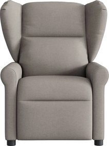 Elektrické polohovací křeslo taupe textil 3303361