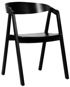 STIMA Jídelní židle křesílko GURU masiv BUK - černá
