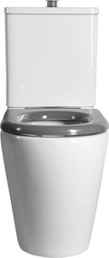 Sapho Sapho, DARIO RIMLESS WC kombi mísa s nádržkou, spodní/zadní odpad, bílá, MC102
