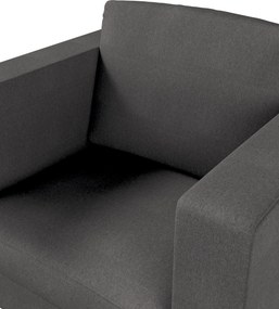 Potah na křesko IKEA Karlanda, krátký barva šedá látka pletený vzor