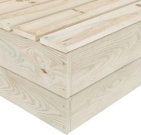 Zahradní stoly 2 ks 60 x 60 x 30 cm impregnované smrkové dřevo 315635