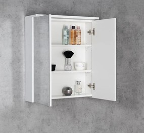 Aqualine Aqualine, KAWA STRIP Galerka s LED osvětlením 60x70x22cm, bílá, WGL60S